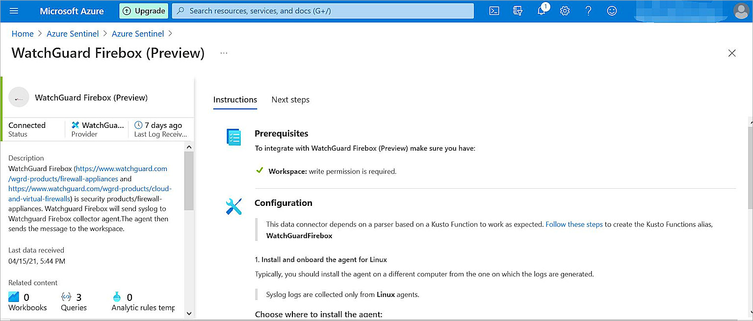 Microsoft Azure Sentinel Integration Guide